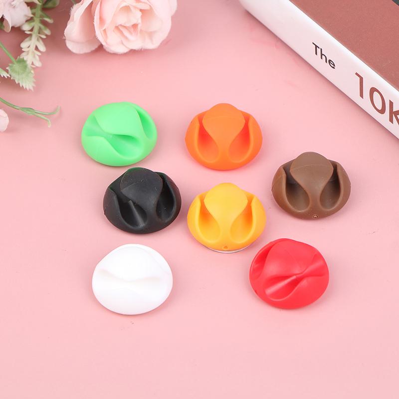 Cheap Usb Cable Organizer Silicone Cable Winder Desktop Tidy Management Cable Holder | Joom