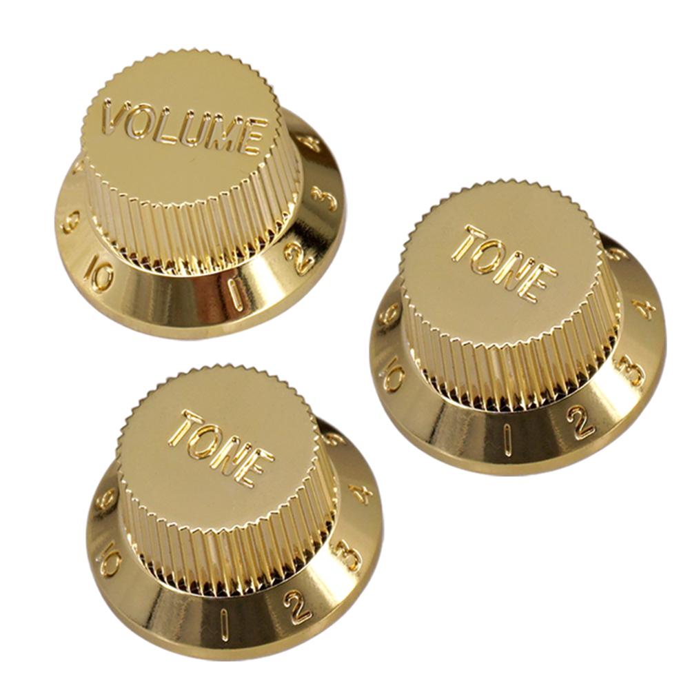 3pcs Volume Tone Control Knobs Potentiometer Caps for Guitar Parts ...