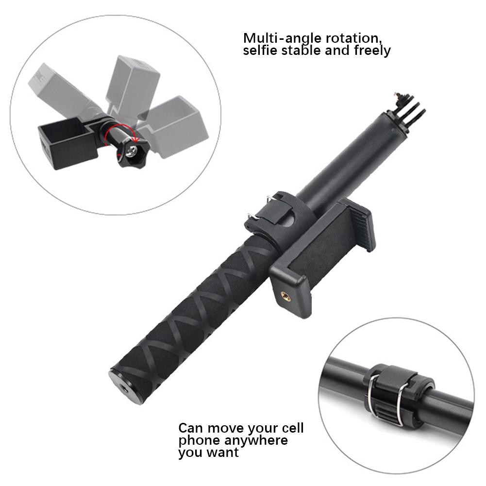 Buy Extension Selfie Stick+Mobile Phone Clip+Fixing Clip For Osmo ...