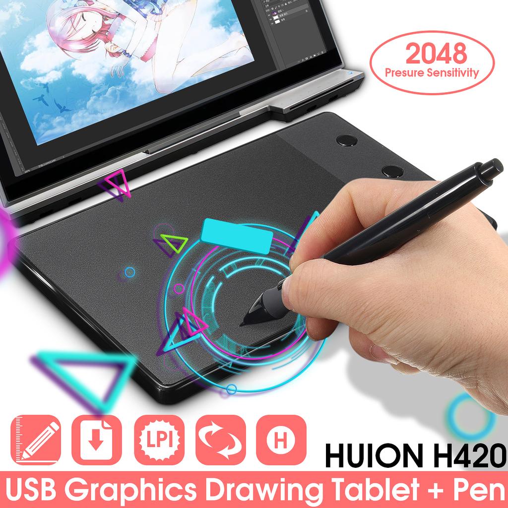 Buy 4x2.23" USB Digital Art Graphics Drawing Writing Tablets Pad Board ...