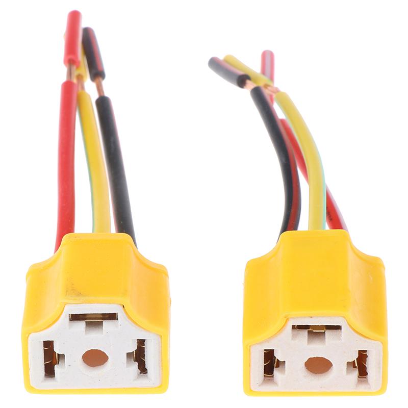 Buy 2 Pcs Car Headlight Connector H4-Lamp Lamp Holder S2509 at ...