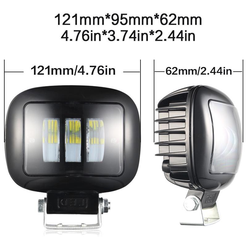 Car Led Work Light Car Headlight Fog Square Light 30W Square – the best ...