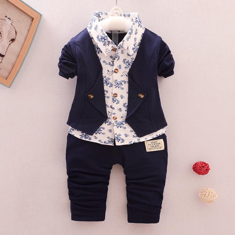 Buy Spring Boy Clothing Set Toddler Boys 2pcs Clothes Suit Baby Boy ...