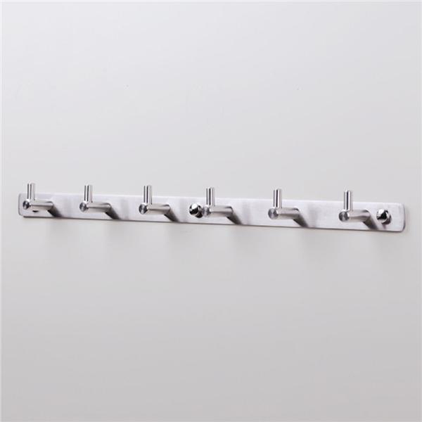 Buy Stainless Steel Wall Mounted Hook Rack Multi-ction Hook Rail Coat ...