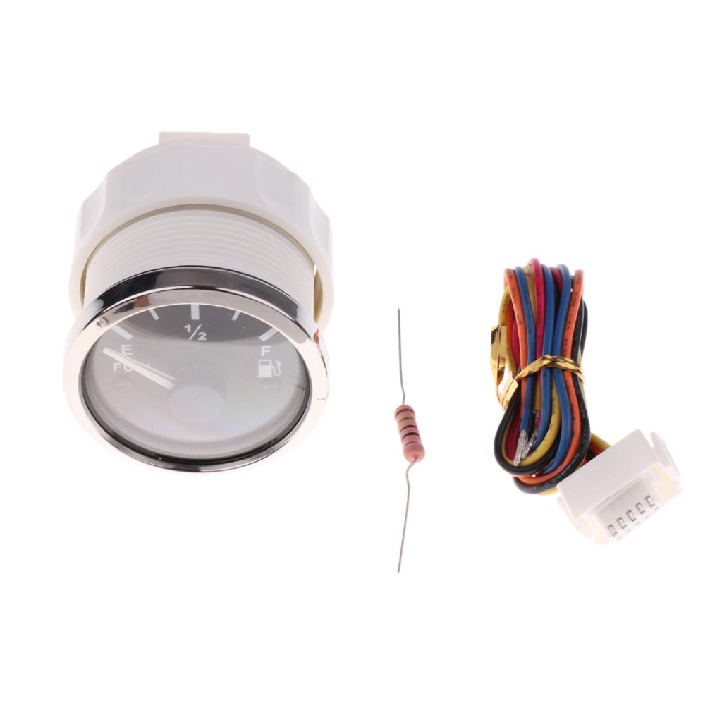 Buy High Quality Car 2" 52mm Fuel Gauge Meter Sensor E-1/2-F Pointer at ...