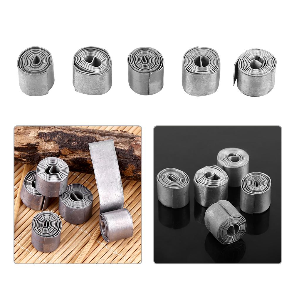 Buy 5 Rolls 0.6MM Fishing Soft Lead Sheet Strip Sinkers Weights Tackle ...