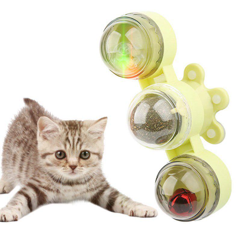 Cheap Windmill Cat Toy Turntable Teasing Interactive Cat Toys ...