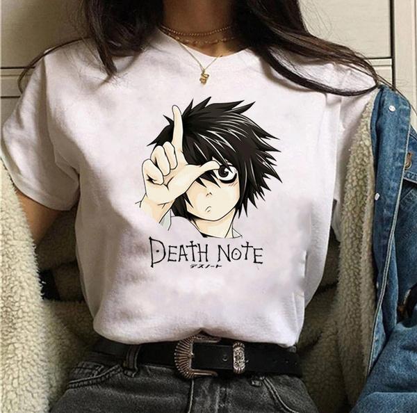 Buy New Death Note Graphic T-shirt Unisex Fashion Casual Round Neck ...