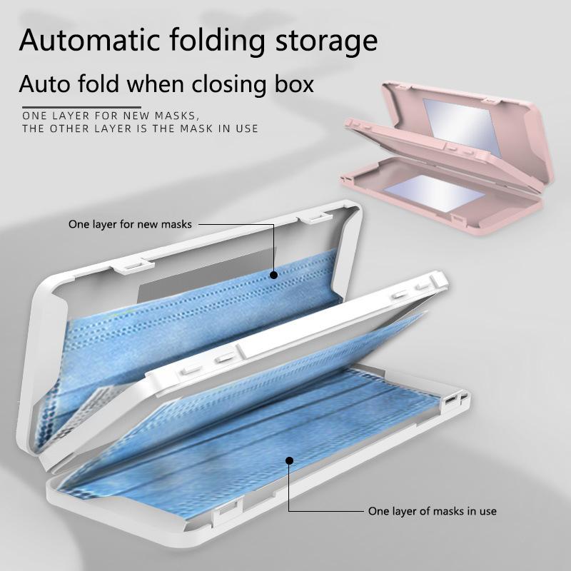 Buy Dust-Proof Mask Case Disposable Mask Storage Organizer Face Masks ...