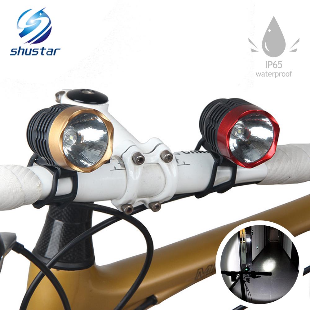 Buy Super Bright LED Bicycle Light 3 Lighting Mode 4 Colors Headlamp ...