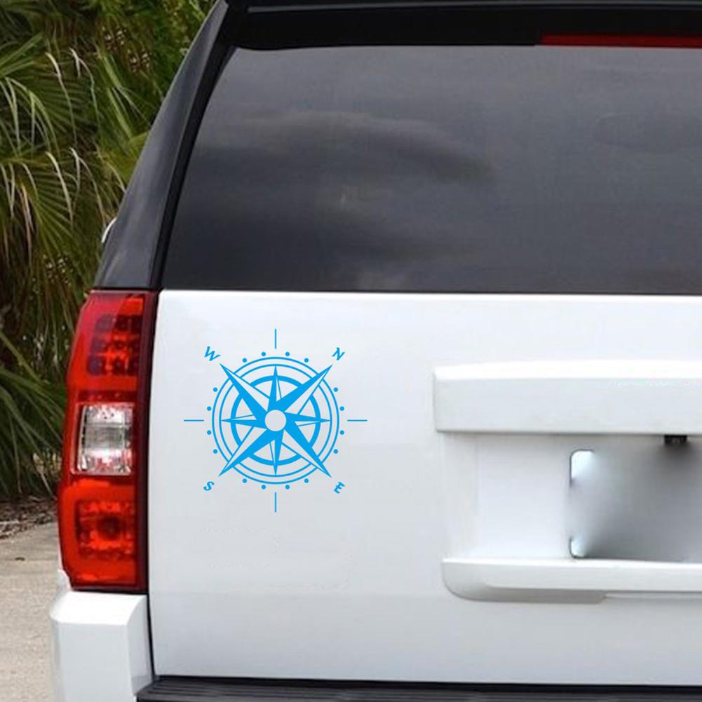 Buy NSWE Compass Car Stickers PET Decals Graphics Automobile Styling ...