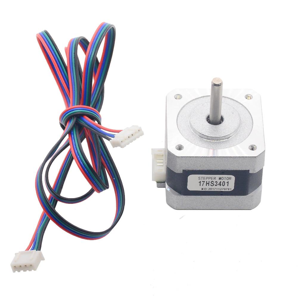 Buy 17HS3401 4-lead Nema 17 Stepper Motor 42 Motor 42BYGH 1.3A Motor ...