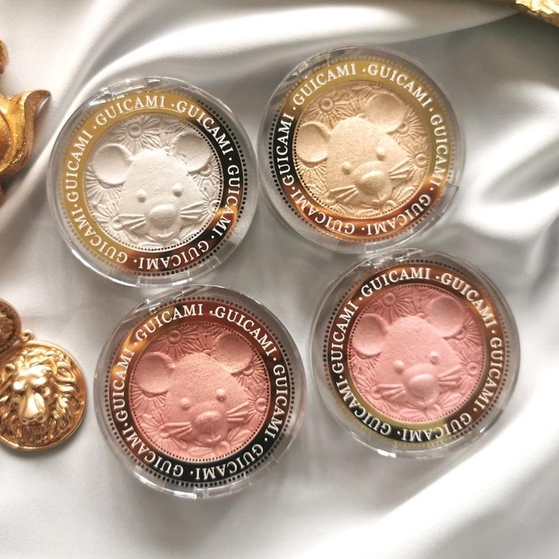Cute Mouse Highlighter Palette Face Contour Sculptor Makeup Shimmer ...