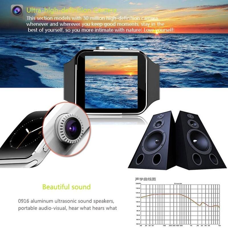 Smart watch watches bluetooth HTC samsung camera sim for android phone ...