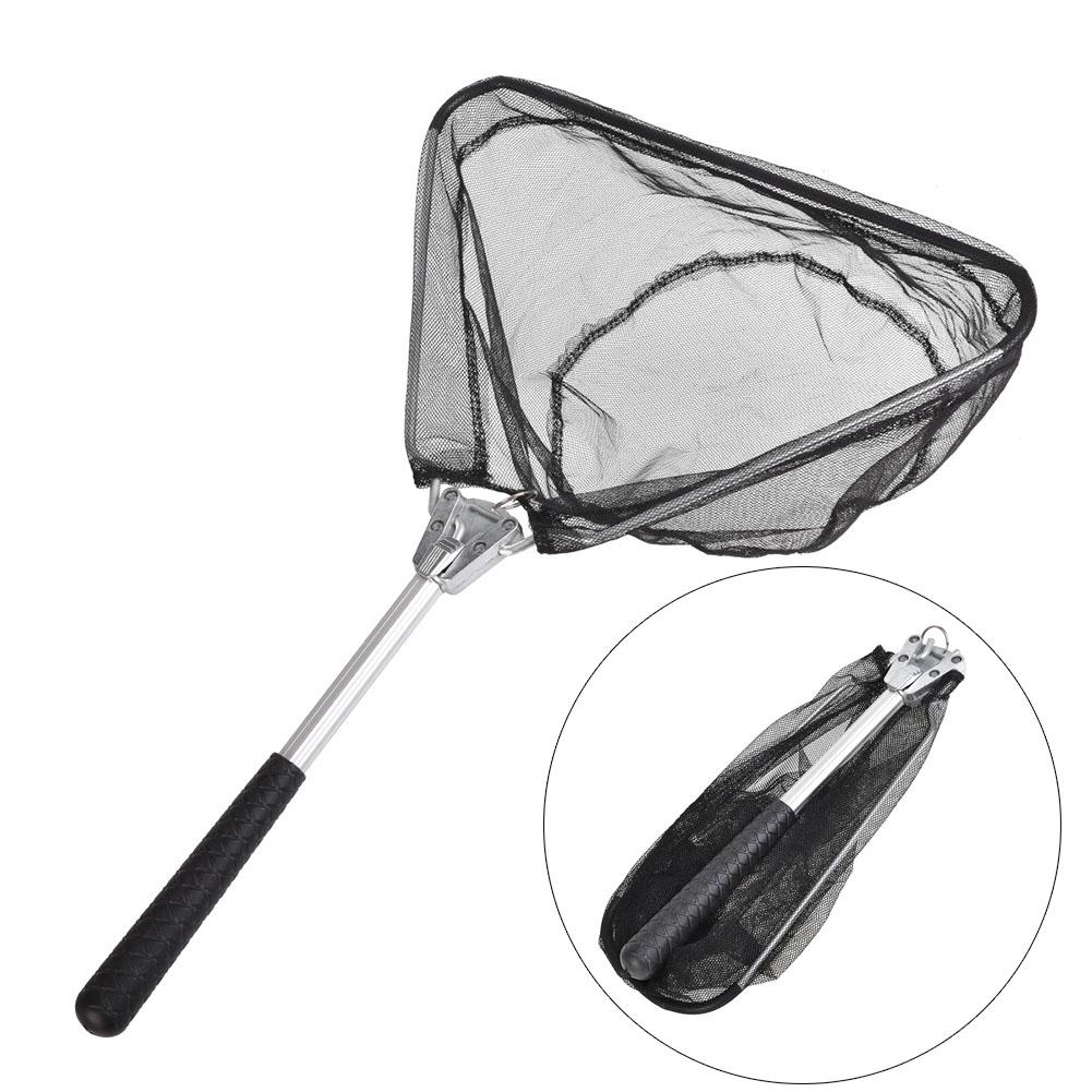 Collapsible Fishing Net Aluminum Alloy Nylon Mesh Foldable Fish ...
