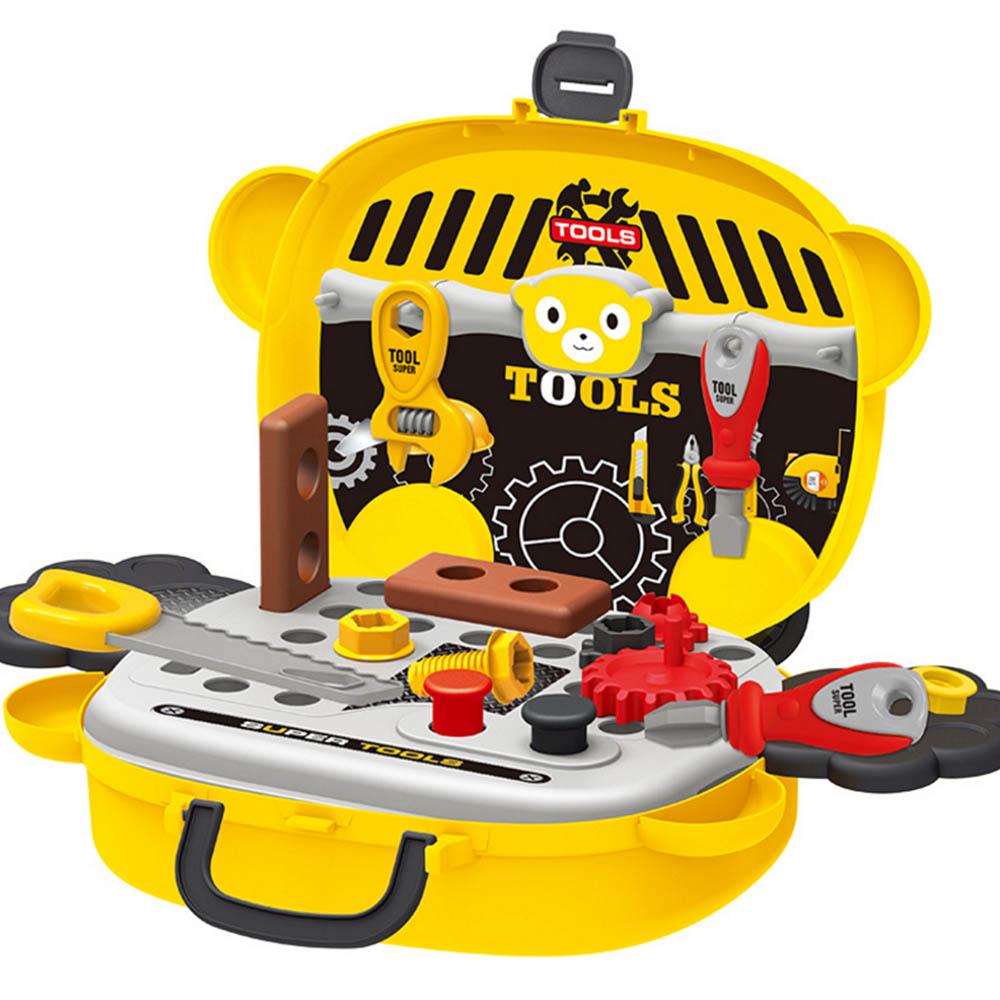 Buy 19pcs Boy Toy Kit Set Simulation Screwdriver Repair Desk ...