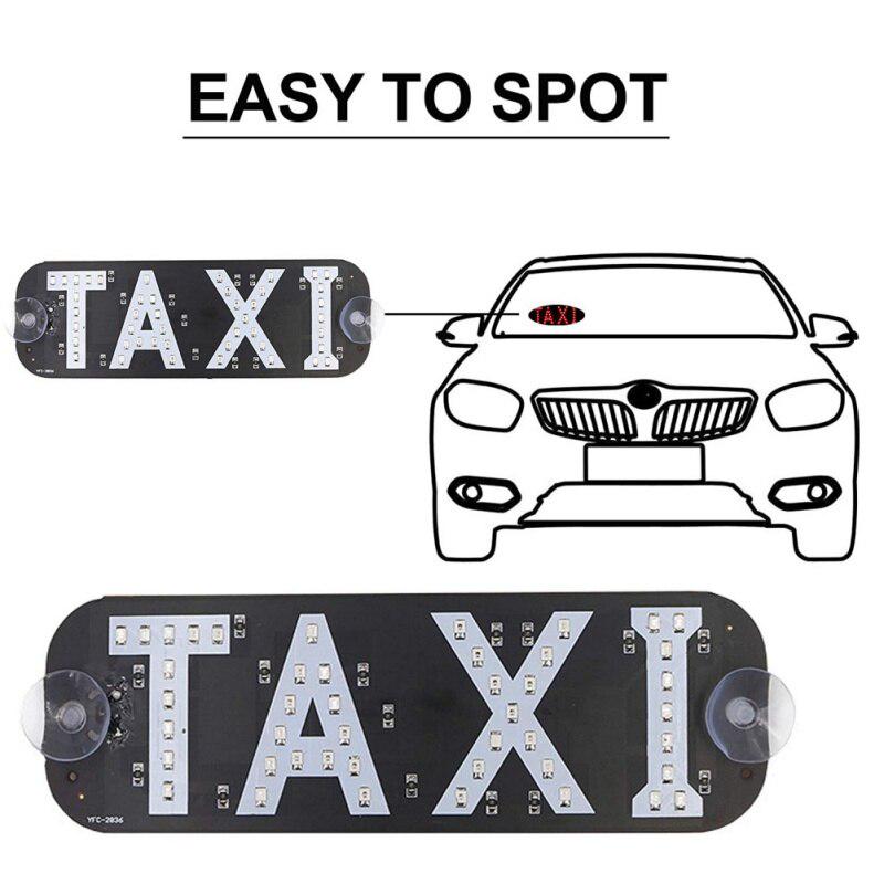 Buy Uber LED Signs 12V Car LED Windshield Lyft Panel Light Car Window ...