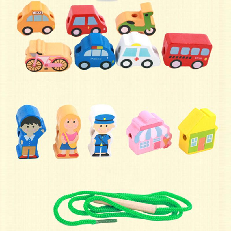 Educational Children Toys Building Blocks Fashion Exercise Thread ...