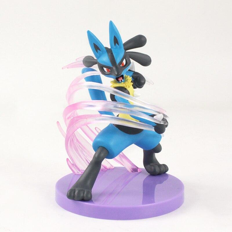 Buy 13cm Anime Lucario Fighting Ver. PVC Action Figures Model Toys ...