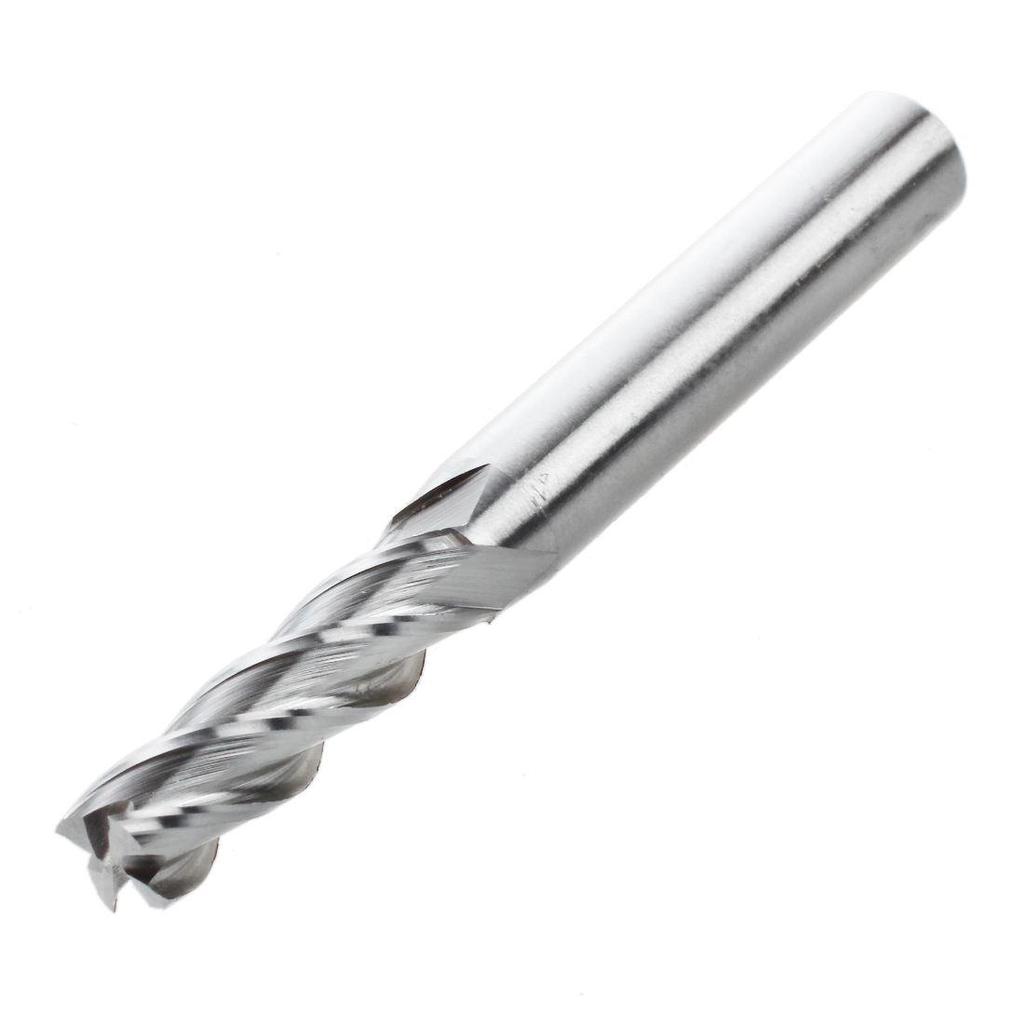 Amico 7mm Cutting Dia Straight Shank Milling Cutter End Mill Gray uygun ...