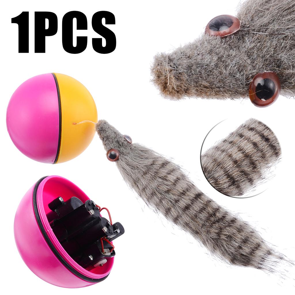 Buy Mayitr Funny Alive Dog Cat Weasel Jumping Moving Rolling Pet Ball ...
