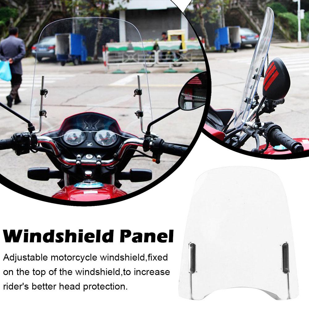 Cheap Transparent Motorcycle Windshield Plate Universal Electric ...