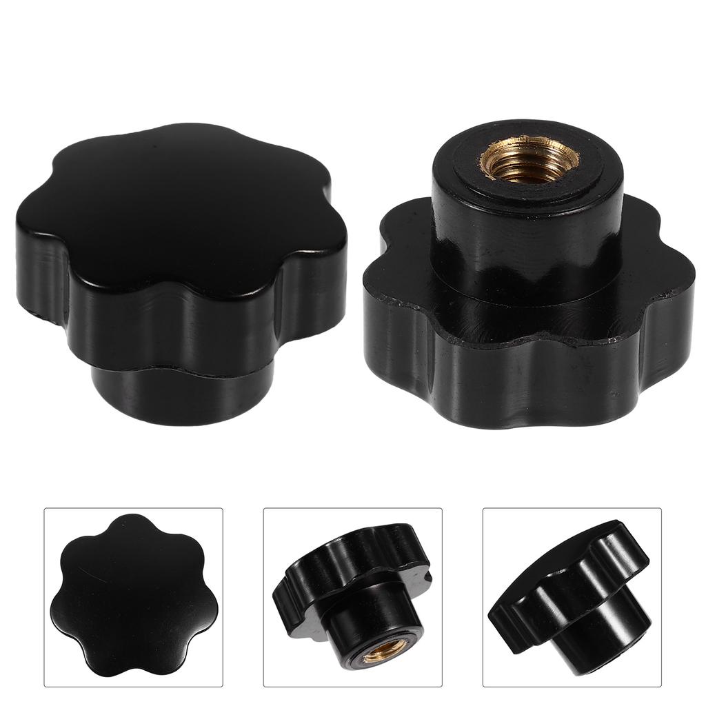 Buy Yiheijiong10pcs Plum Blossom Screw Knobs Portable Plastic Head ...