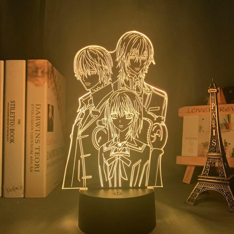 Buy Vampire Knight Night Light Colors Changing Touch Remote Bedside ...