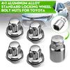 Buy Standard Locking Wheel Bolt Nuts 4 1 Aluminum Alloy For Toyota 4 ...