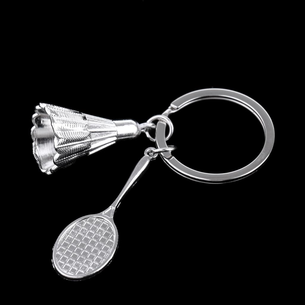 Badminton Racket / Racquet and Shuttlecock Keychain Keyring Pendant-buy ...