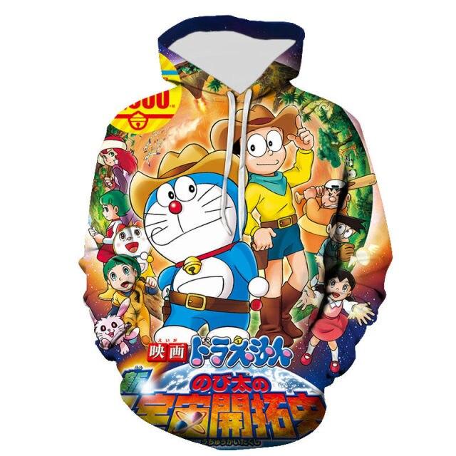 Kjøp New Doraemon Fashion Hoodies Cool Men Women Children Sweatshirts ...