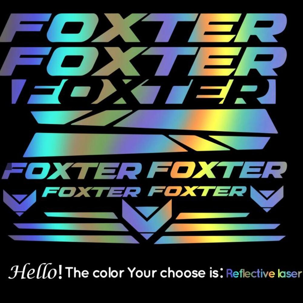 FOXTER Bike Carbon Fiber Vinyl Sticker Calcomanía para Mountain Bike ...