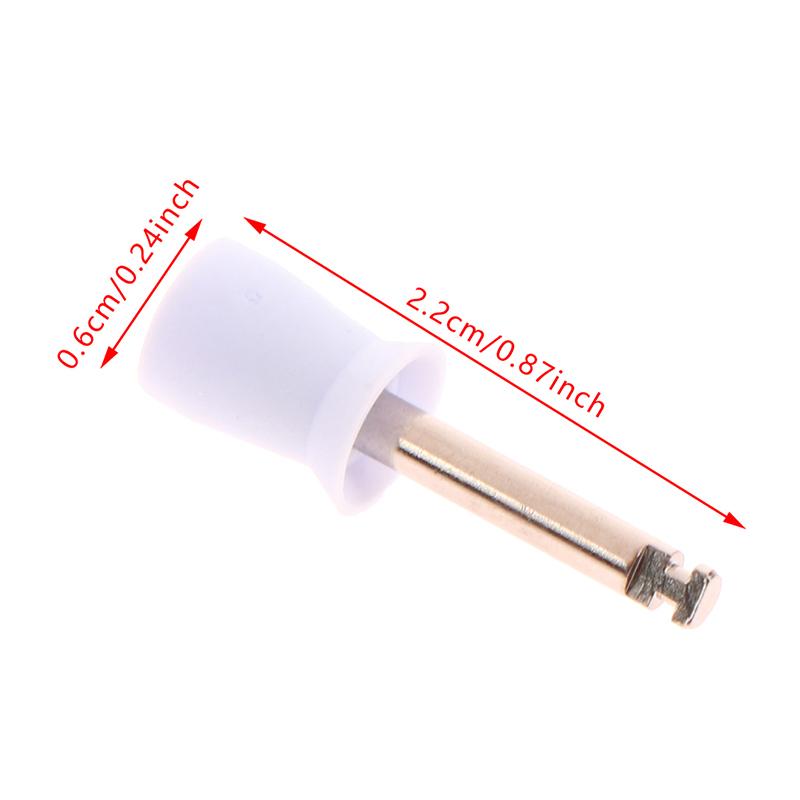 Buy 100Pcs Dental Prophy Cup Rubber Polish Brush Polishing Tooth Latch ...