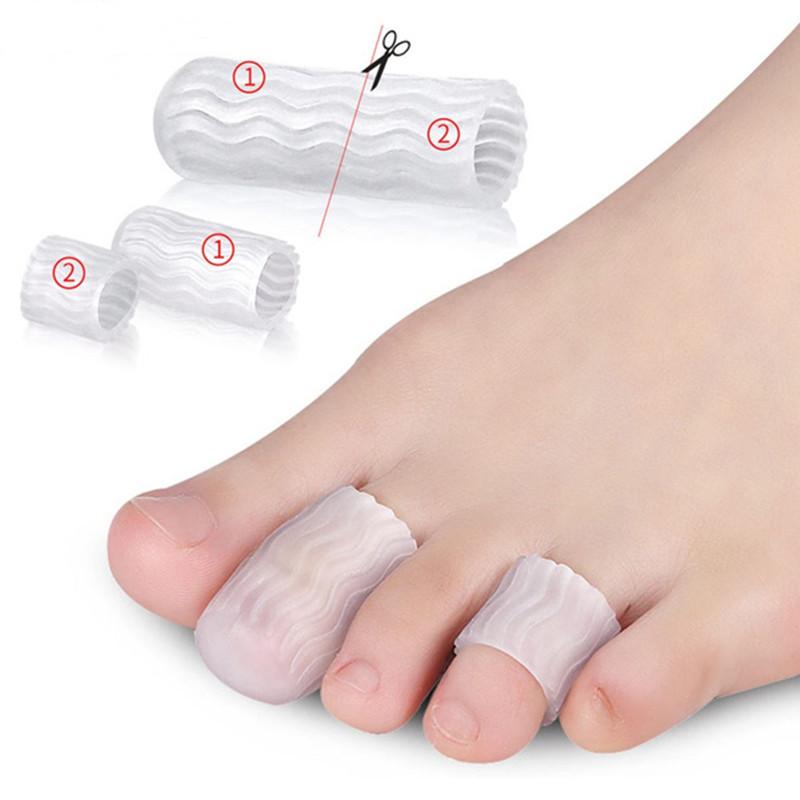 Buy Gel 2Pcs Blister Finger Toe Tube Separator Protector Silicone ...
