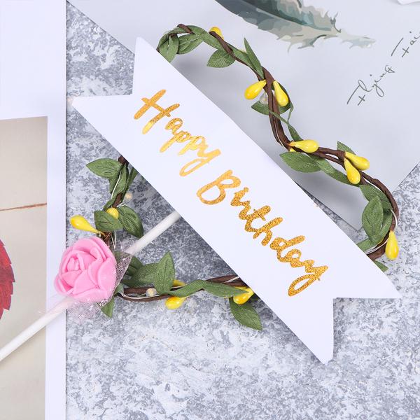 Buy 1PC Cake Topper Rattan Lamp Garland Romatic Love Shaped Cupcake ...