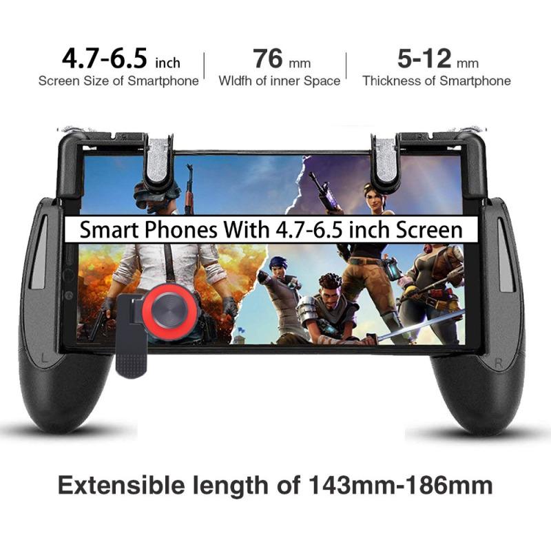Buy Gamepad for Knives Out PUBG Mobile Phone Shoot Game Controller L1R1 ...