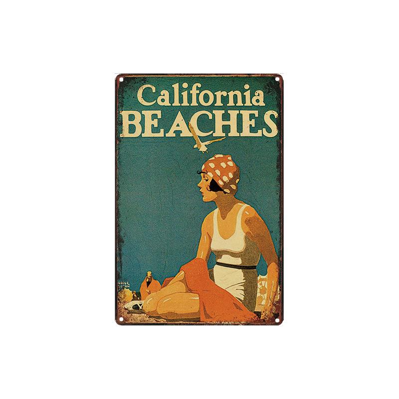 Buy Metal Tin Signs Poster Vintage Plaque Signs Wall Art Iron Painting ...