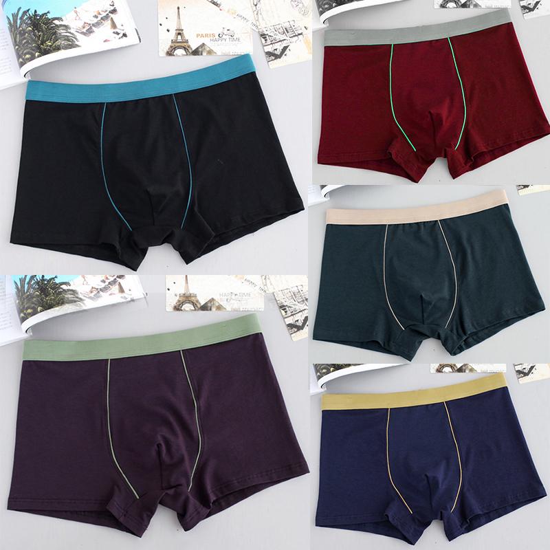 Men's Underwear XL-7XL Plus Size Pure Cotton Boxers Briefs Fashion ...