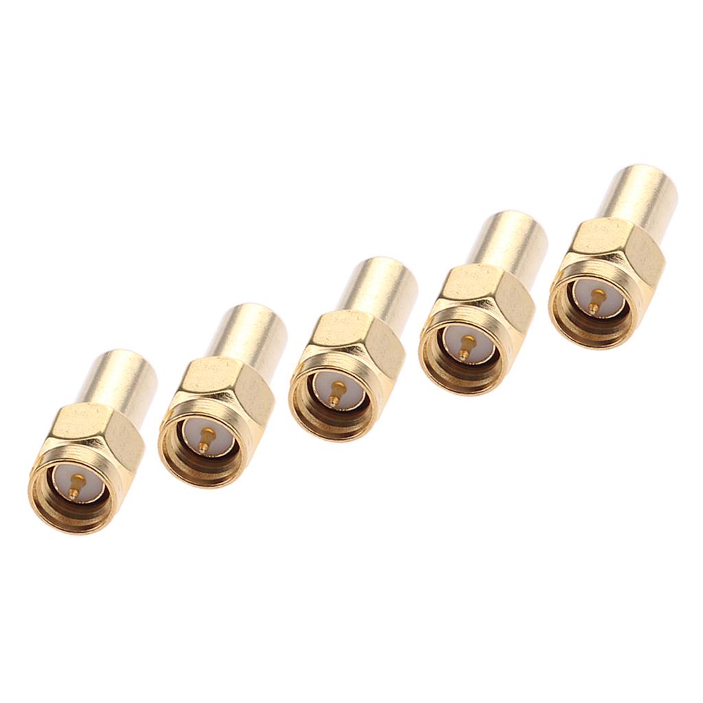 Buy 5Pieces SMA Male RF Coaxial Terminal Cap Dummy Load 2W 3GHz Plated ...