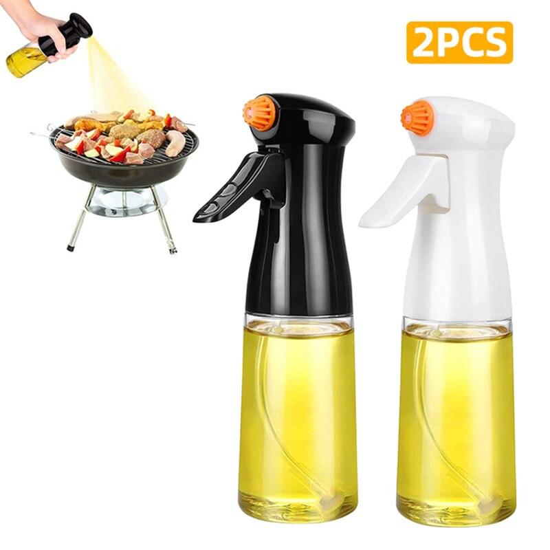 Buy 210ml Oil Bottle Kitchen Oil Spray Bottle Cooking Baking Vinegar ...