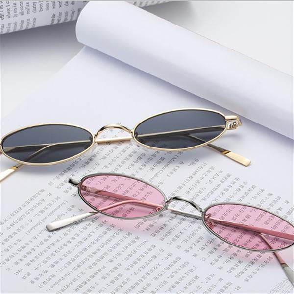 Buy Men Women Mini Sunglasses Tinted Color Lens Vintage Shaped Sun ...