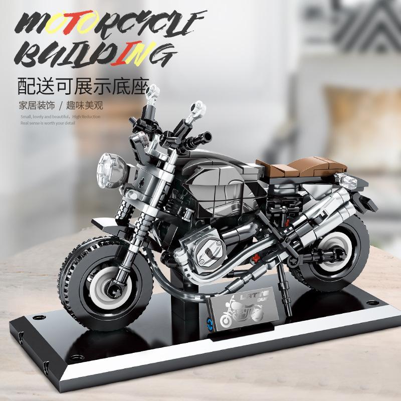 Buy 701102 Cross-country Motorcycle Building Blocks Compatible with ...