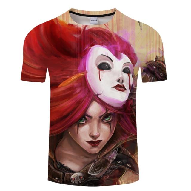 Buy Akali League Of Legends T -Shirt Men 'S Women 'S Fashion 3d ...