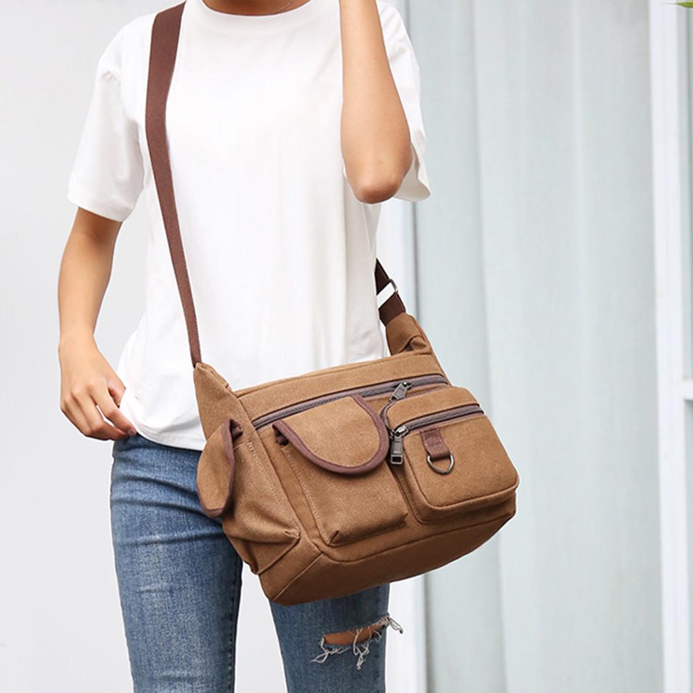 Casual Canvas Multi-Purpose Men'S Bag Messenger Bag Retro Canvas Bag ...