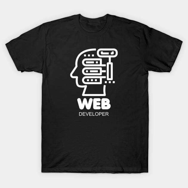 Buy Unisex Fashion TShirt web developer brain Print Plus Size XS-6XL T ...
