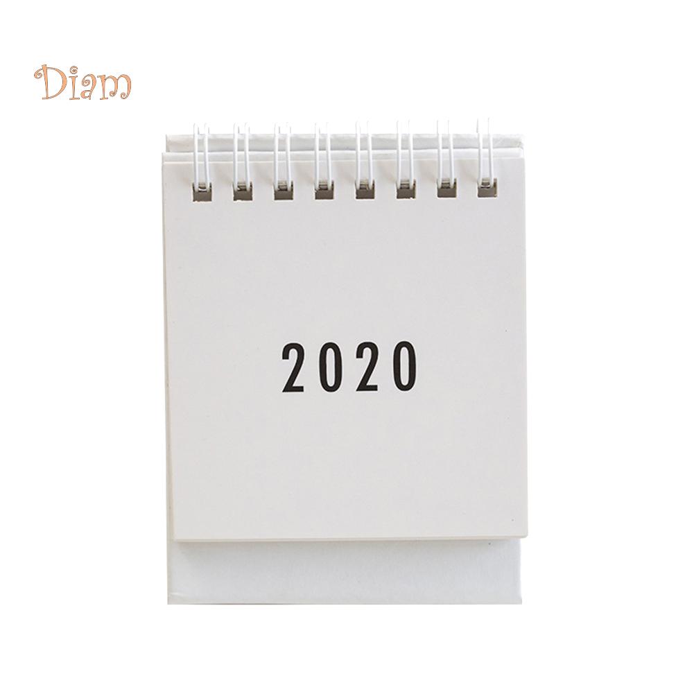 Buy Happy Holiday! Simple Mini New Year 2020 Desk Calendar Home Office ...