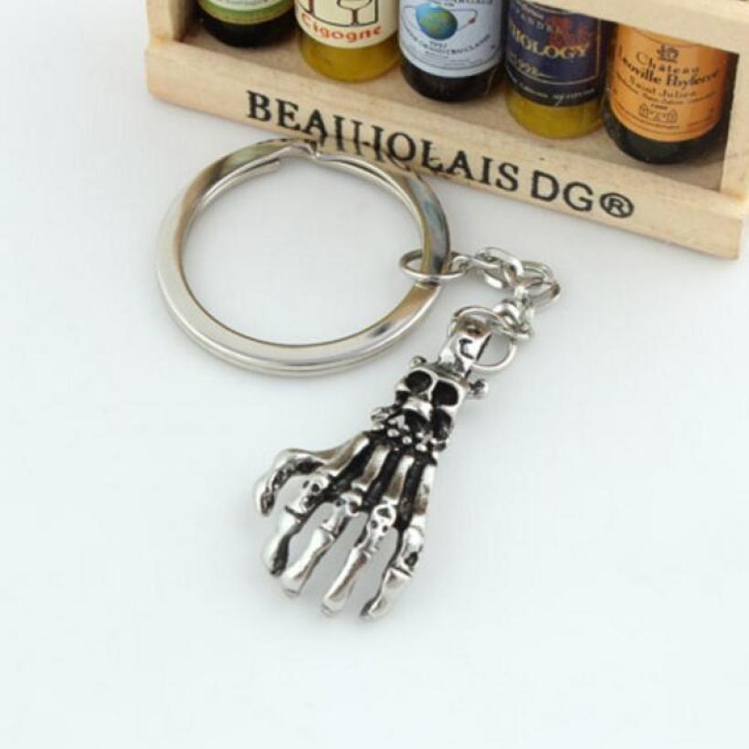 Buy Movie Jewelry Skull Head Keychain Metal Zinc Alloy Men Key Chain ...