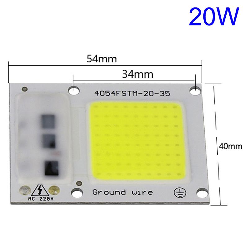 20/30/50W LED Floodlights COB Chip Input Integrated AC 220V Smart IC Driver - buy from 2$ on ...