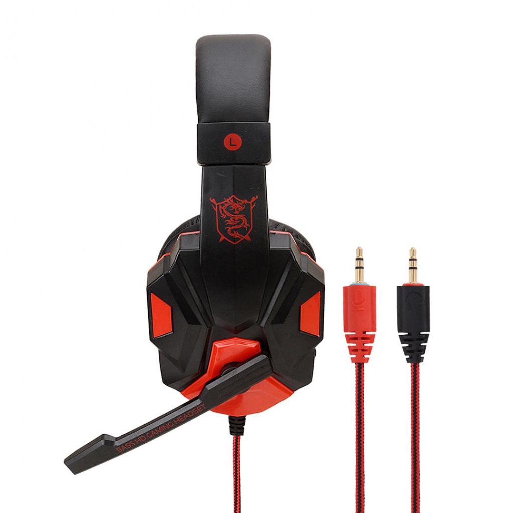 Buy Gaming Headset Volume Control Headphones With Microphone For Stereo ...