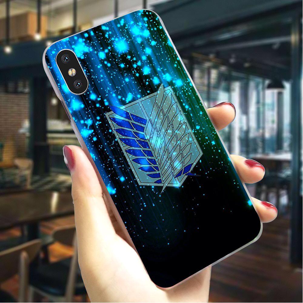 Attack on Titan Plastic Hard Phone Cover for iPhone 6S Case Samsung ...